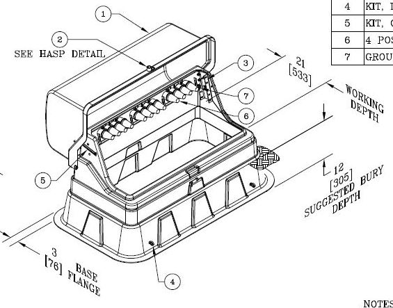 ENCLOSURE PRIMARY 3PH 58X25X42 3EA 15KVA 200A 4PNT JUNCTIONS - 195 ...